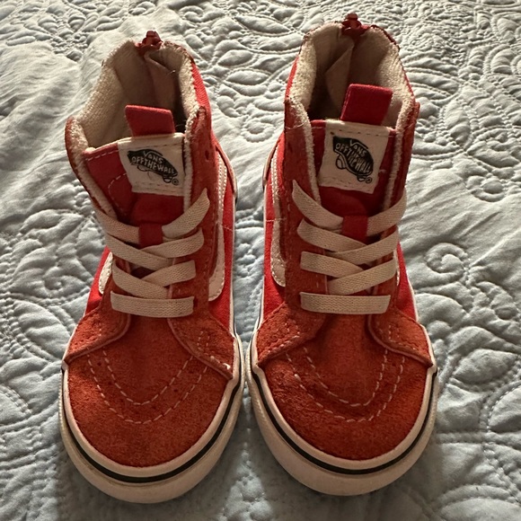 Vans | Shoes | Red High Top Vans | Poshmark
